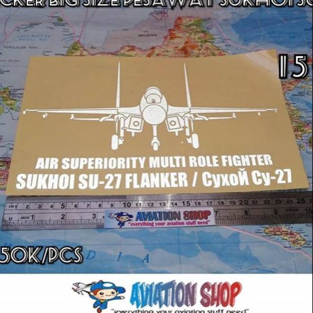 Jual Sticker Sukhoi SU-27 | Shopee Indonesia