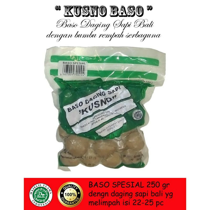 Jual Kusno Bakso Sapi - Bakso Kusno 250gr - Bakso Kusno | Shopee Indonesia