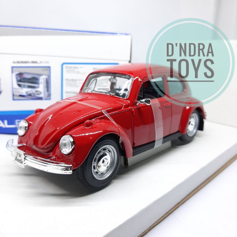 Jual MINIATUR DIECAST MOBIL VW KODOK Diecast Maisto Volkswagen Beetle ...
