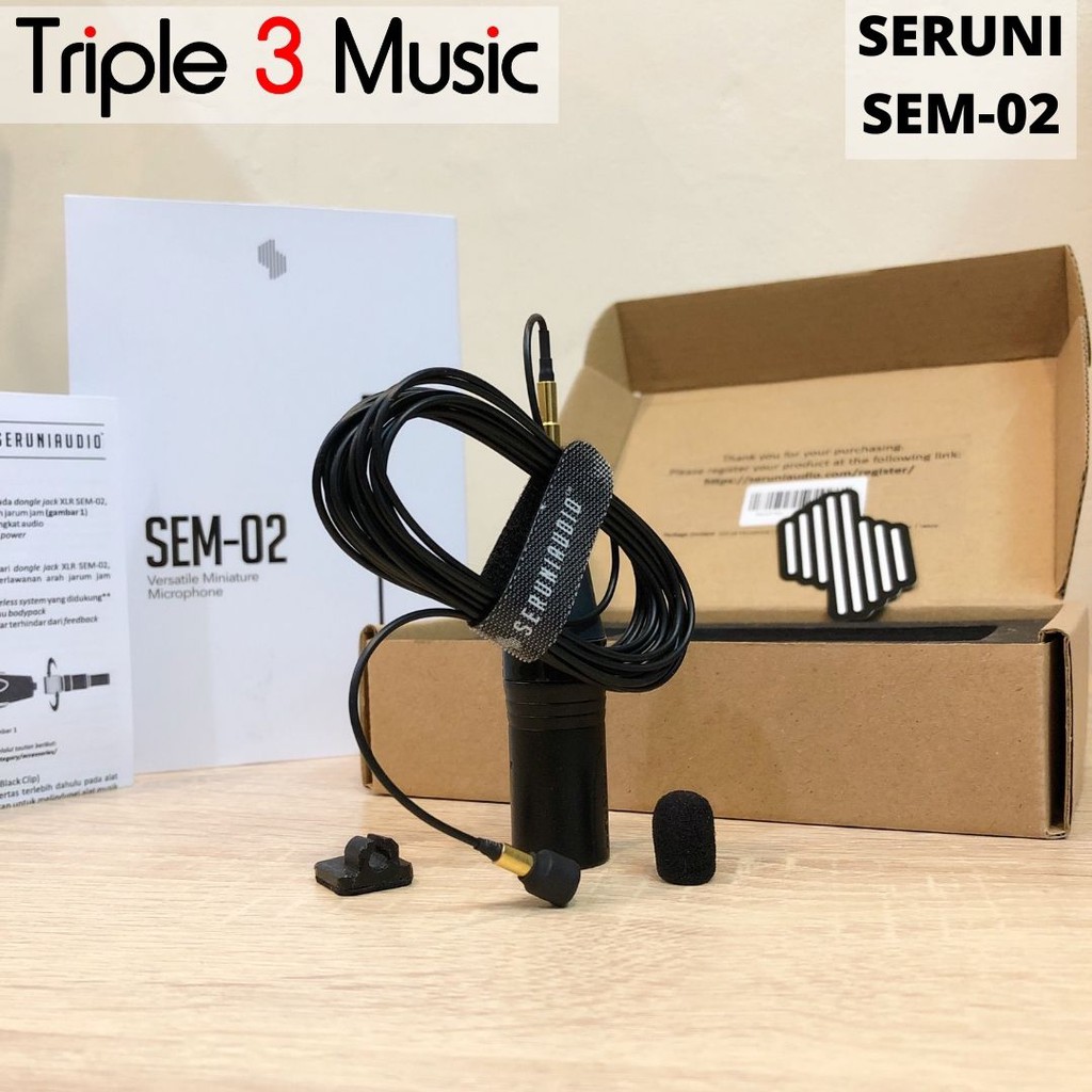 Jual SERUNI SEM 02 SEM02 ORIGINAL Mic Condenser Gitar saxophone ukulele ...