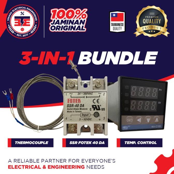 Jual REX-C100 Temperature Controller Output SSR | Shopee Indonesia