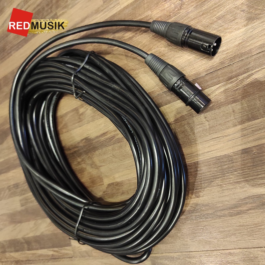 Jual Kabel Mic XLR Kabel Microphones XLR 20Meter | Shopee Indonesia