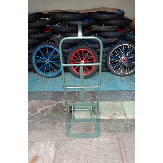 Jual gerobak lori trolley troli ukuran sedang pipa 3/4 ban 300kg ...