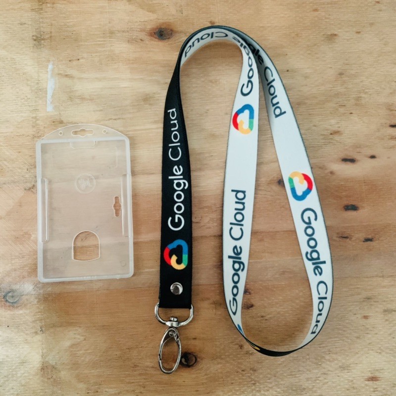 Jual Lanyard Printing Gantungan ID Card Google Cloud | Shopee Indonesia
