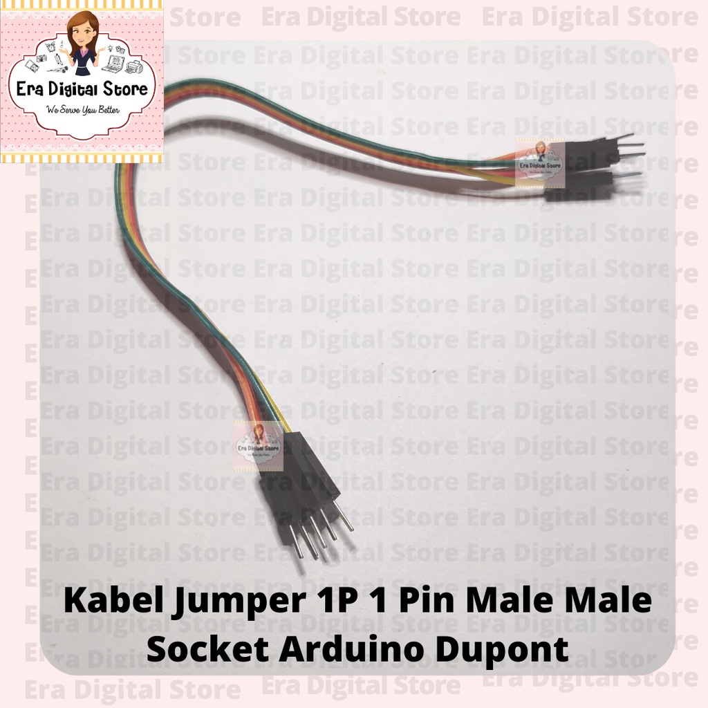 Jual Kabel Jumper 1P 1 Pin Male Male Socket Arduino Dupont | Shopee ...