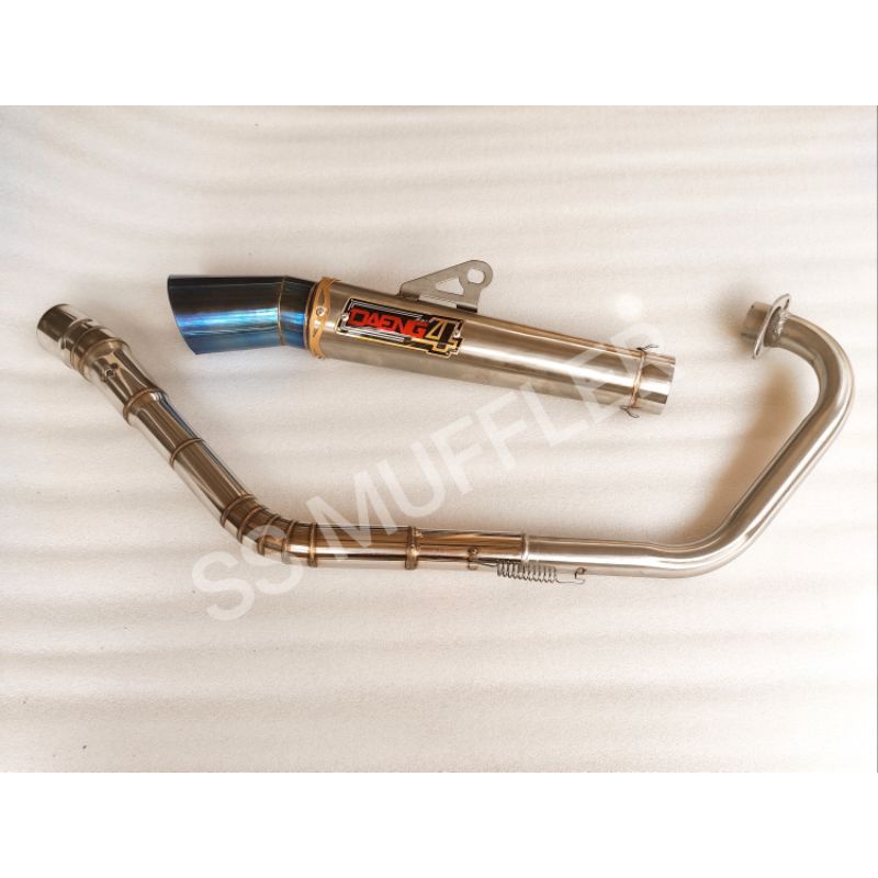 Jual Knalpot Daeng Road Race Fulsystem Satria f Jupiter Mx | Shopee ...