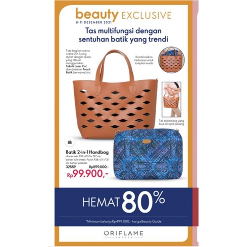 Jual Batik 2in1 Hanbag | Shopee Indonesia