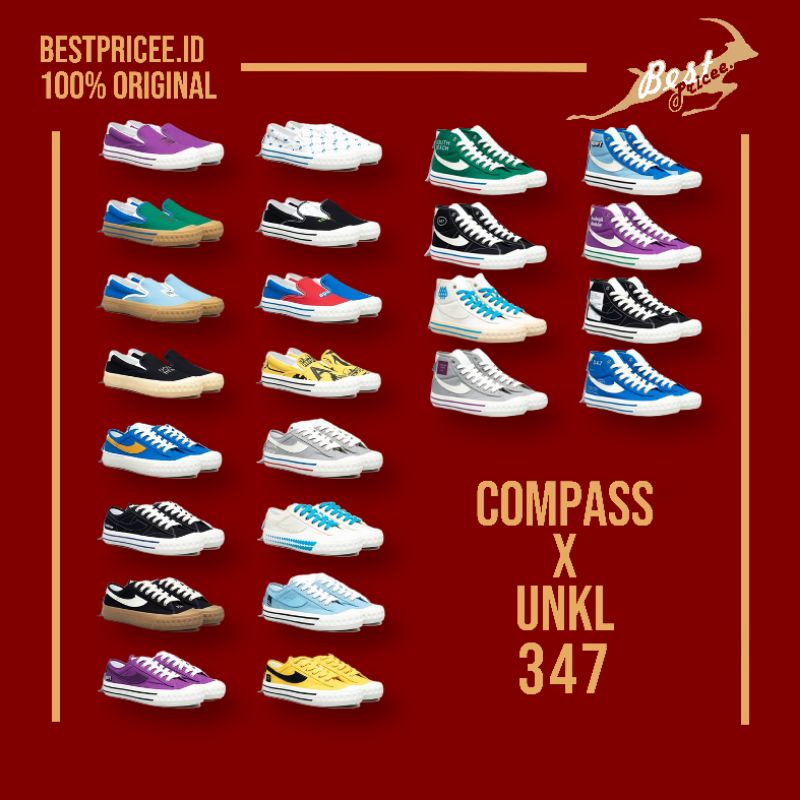 Jual Sepatu Compass x Unkl347 "Quarter of a Century" BNIB 100% ORIGINAL ...