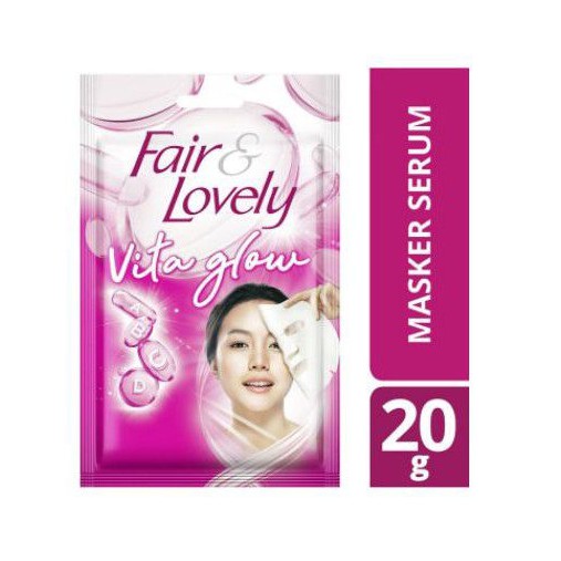 Jual FAIR & LOVELY Multivitamin Serum Sheet Mask 20g | Shopee Indonesia
