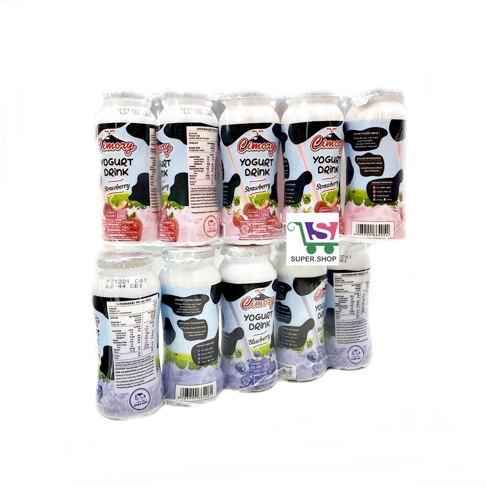 Jual Cimory Yogurt Drink Botol Mini 65 ML (isi 5 botol) | Shopee Indonesia
