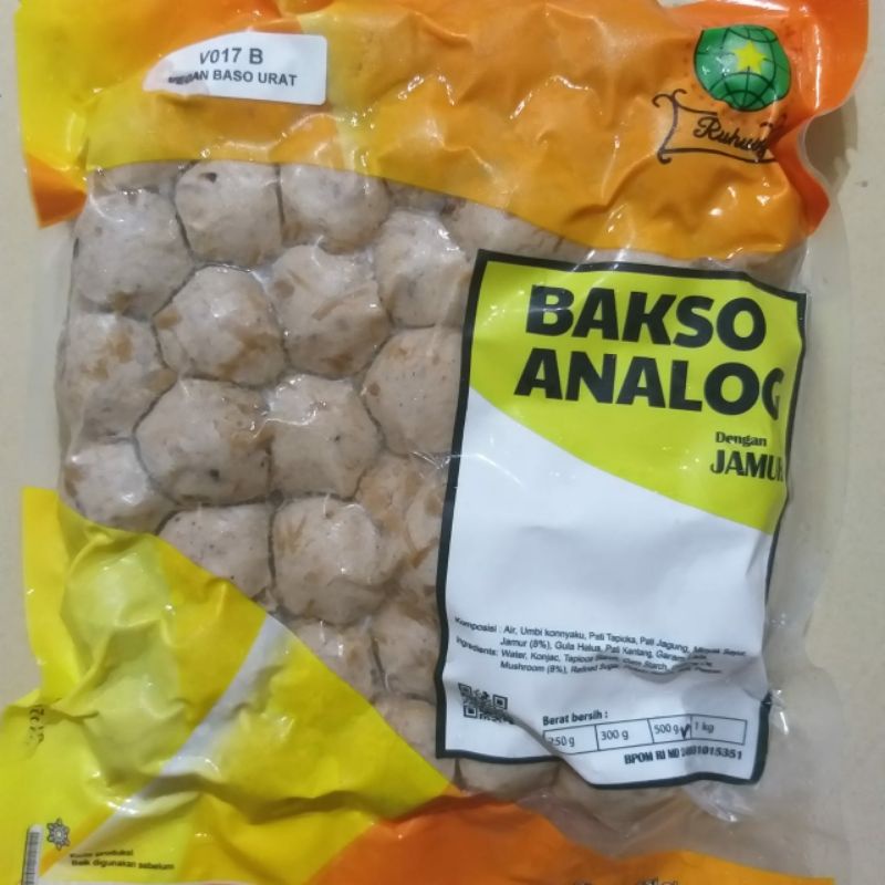 Jual Ruhuey Bakso Analog / Bakso daging vegetarian 500 gram | Shopee ...