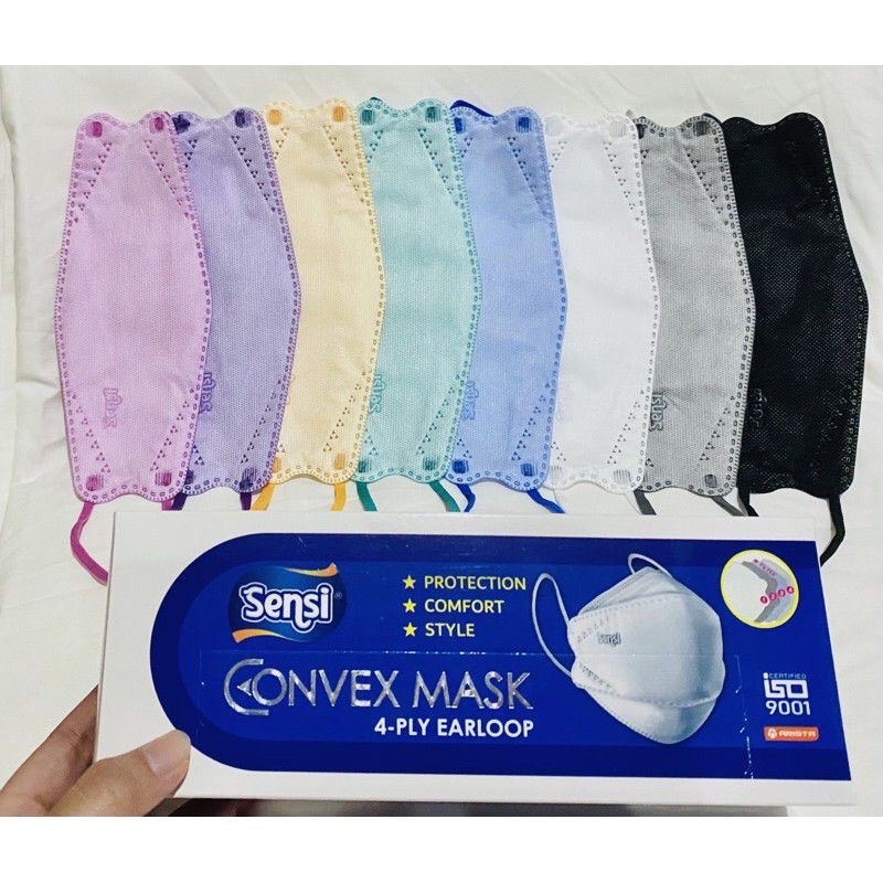 Jual Masker Sensi Convex Mask Emboss (1 Box 20 pcs = 118rb) | Shopee ...