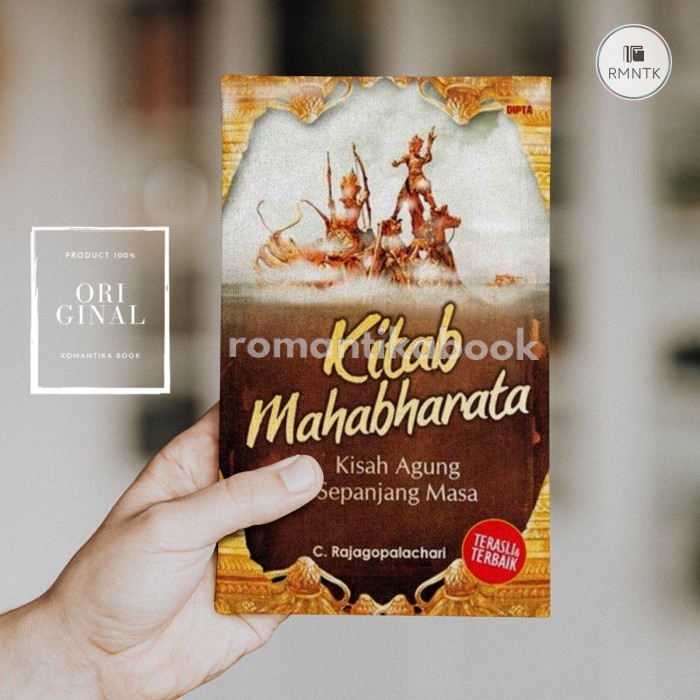 Jual Buku Kitab Mahabharata: Kisah Agung Sepanjang Masa (EDISI ASLI ...