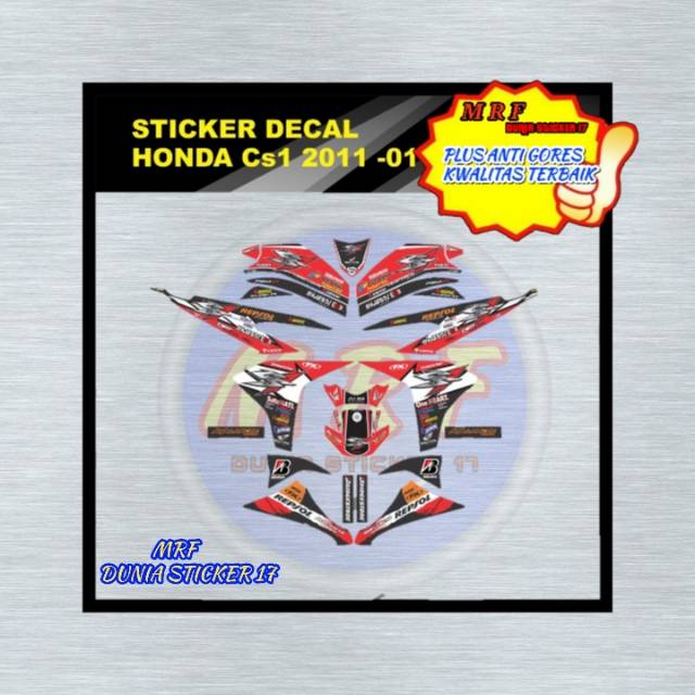 Jual STICKER DECAL HONDA CS1 2011 STIKER DEKAL HONDA CS 1 2011 DEKAL ...