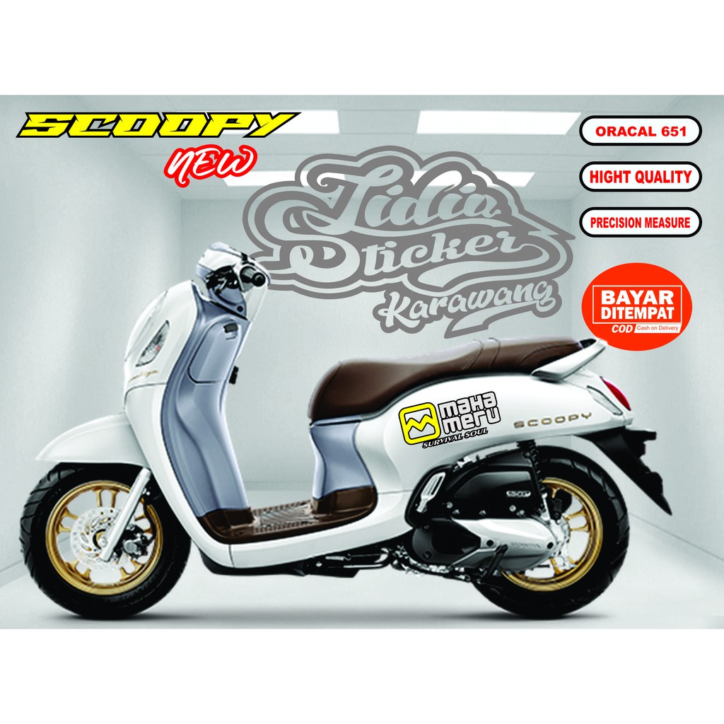 Jual STIKER SCOOPY LOGO MAHAMERU | Shopee Indonesia