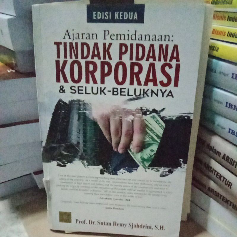 Jual Tindak Pidana Korporasi by Prof. Dr. Sutan Remy Sjahdeini | Shopee ... Jual Tindak Pidana Korporasi by Prof. Dr. Sutan Remy Sjahdeini | Shopee ...