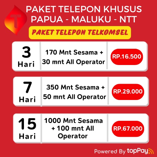 Jual REKOMENDASI PAKET TELEPON TELKOMSEL KHUSUS PAPUA NTT MALUKU KUOTA FULL | Shopee Indonesia