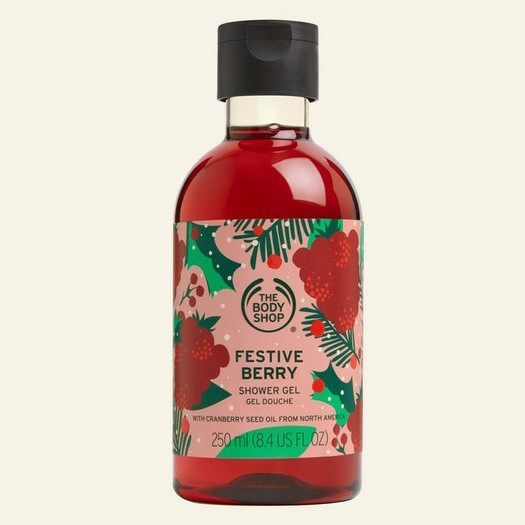 Jual The Body Shop FESTIVE BERRY Shower Gel 250ml Body Wash Sabun Mandi ...