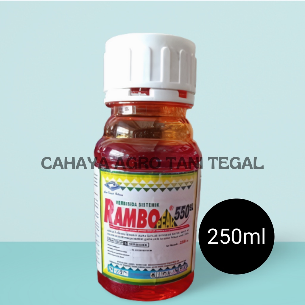 Jual RAMBO PEAK 550 SL 250ml Racun Rumput Liar Sistemik Sampai Akar ...