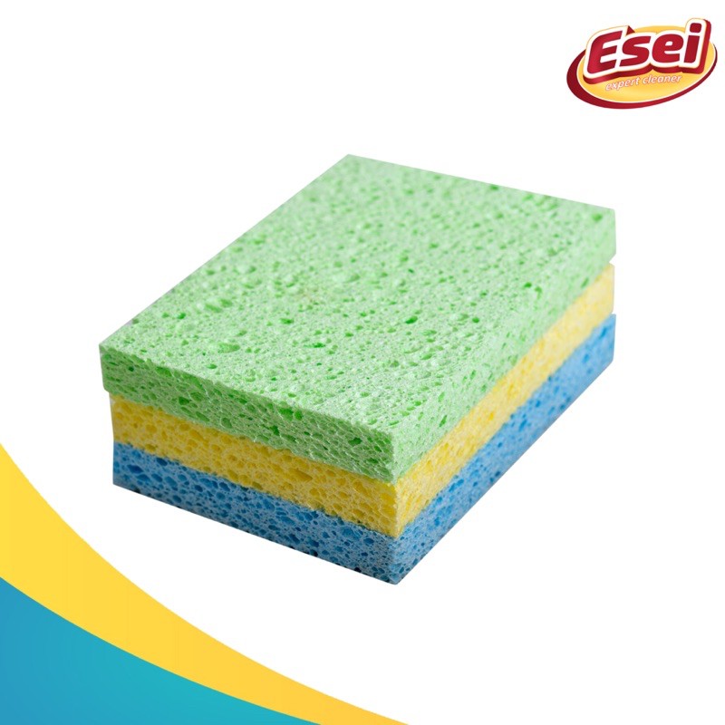 Jual Cellulose Sponges (Spon Cellulose) -- isi 3 / spon sellulosa ...