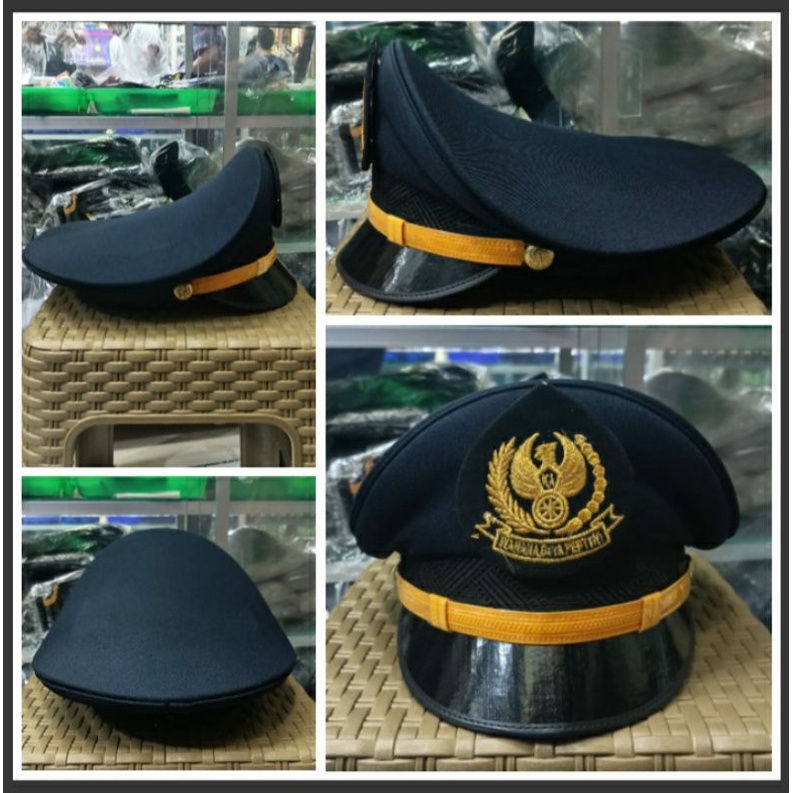 Jual TOPI PET KAI /TOPI PET KERETA API INDONESIA /TOPI PET MASINIS MUDA ...