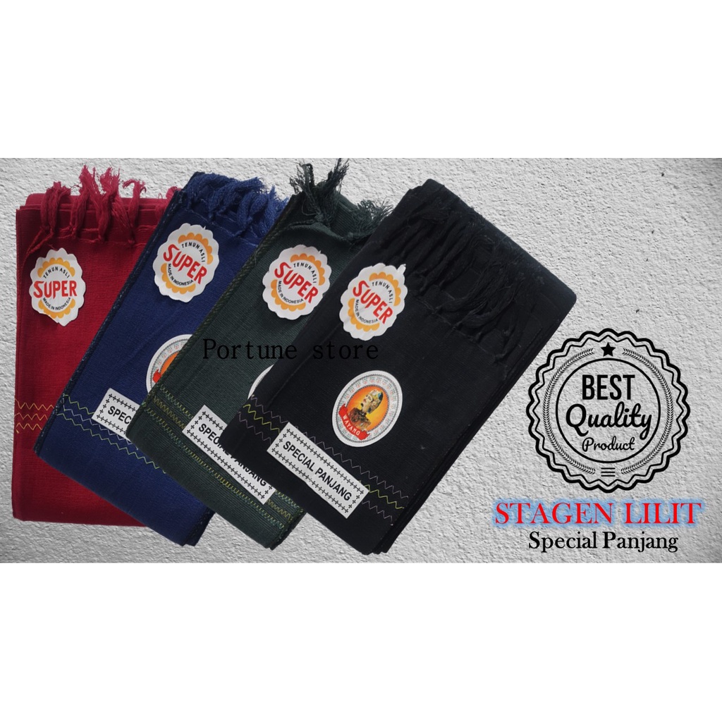Jual STAGEN tenun lilit ukuran panjang | Shopee Indonesia