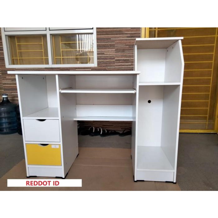 Jual Meja Kerja Minimalis BEST Multifungsi 117x40x92cm - 2 Pilihan ...