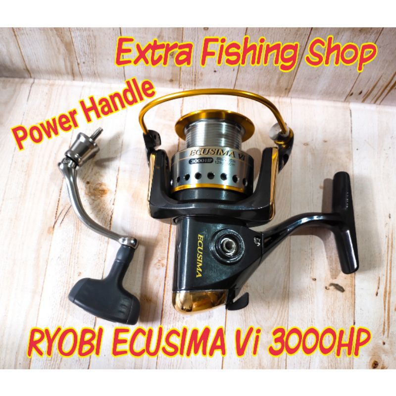 Jual RYOBI ECUSIMA Vi 1000 3000 4000HP POWER HANDLE Reel Spinning ...