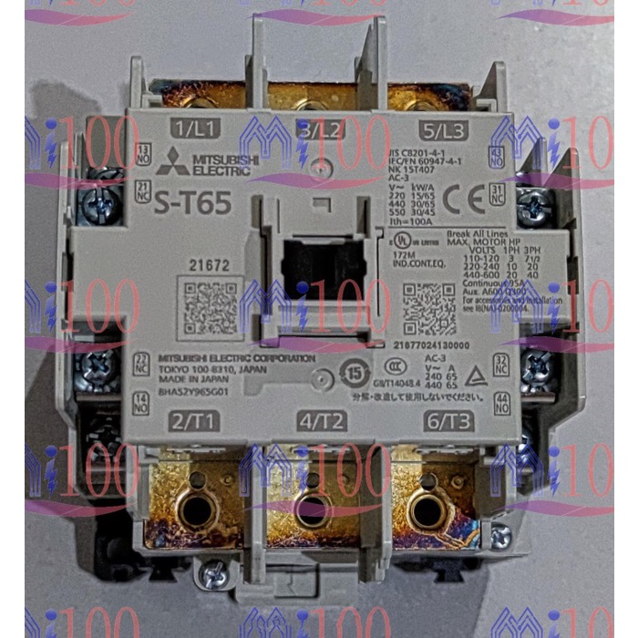 Jual Mitsubishi Contactor / Kontaktor S-T 65 / S-T65 / ST 65 / ST65 220VAC | Shopee Indonesia
