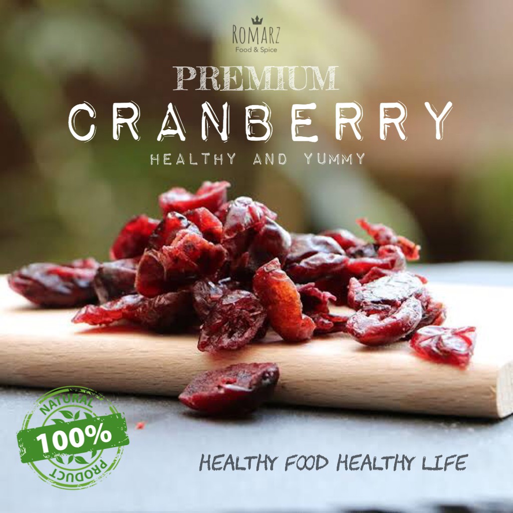 Jual DRIED CRANBERRY 100gr (KRANBERRY KERING) | Shopee Indonesia