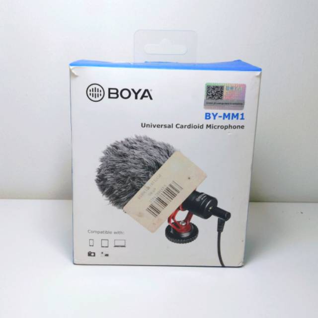 Jual Boya BY-MM1 Microphone Cardioid Shotgun Mic Vlogging [BACA DESKRIPSI] | Shopee Indonesia