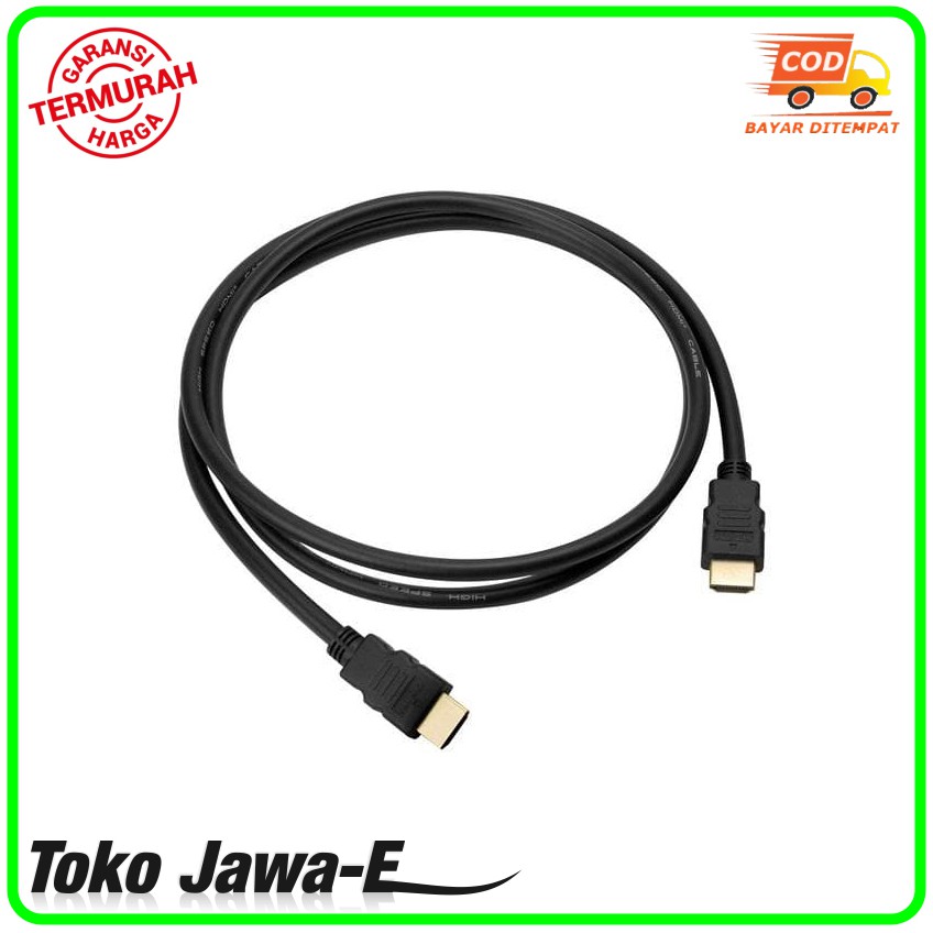 Jual Kabel Hdmi High Quality Panjang 1 Meter - Full Hd 1080p | Shopee ...
