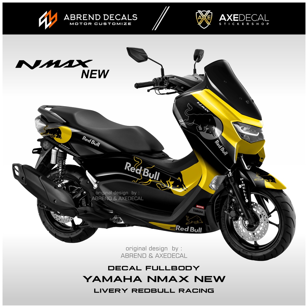 Jual DECAL FULLBODY NMAX NEW 2020 REDBULL / STIKER MOTOR YAMAHA NMAX ...