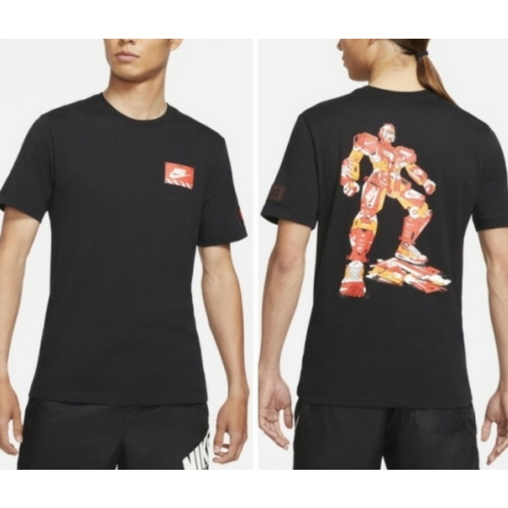Jual Nike MECH Air Figure Graphic Black Hitam DJ1398-010 TShirt Tee ...