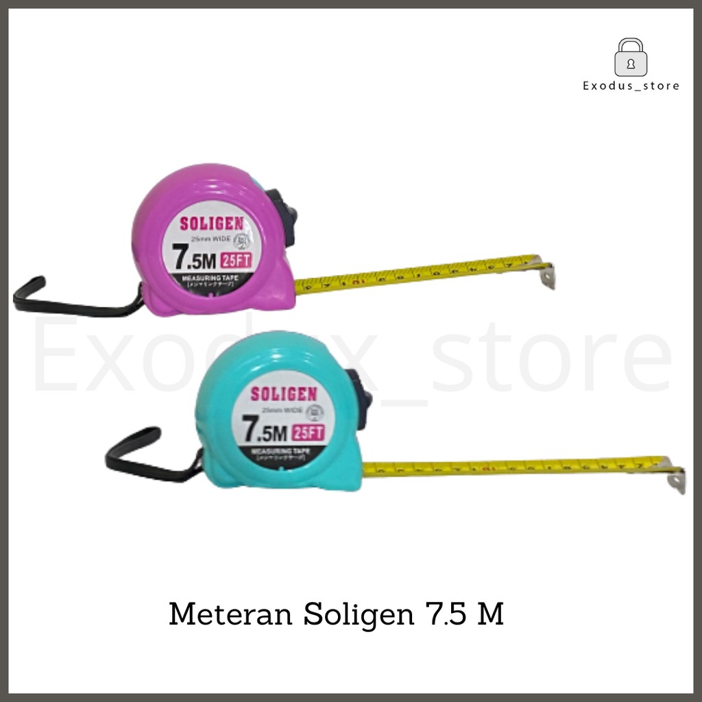 Jual Meteran 7,5 Meter 7,5 m bagunan / meteran tukang tangan roll ...