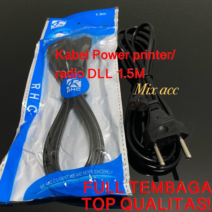 Jual KABEL AC CORD KABEL POWER PS RADIO TAPE COMPO KUAT TOP HIGH ...