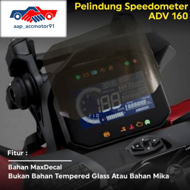 Jual COD stiker spido speedometer NEW ADV 160 transparan | Shopee Indonesia