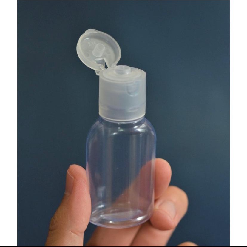 Jual (GRATIS PACKING) - Botol PVC Antis Fliptop PUTIH CLEAR 30ml 30 ml ...