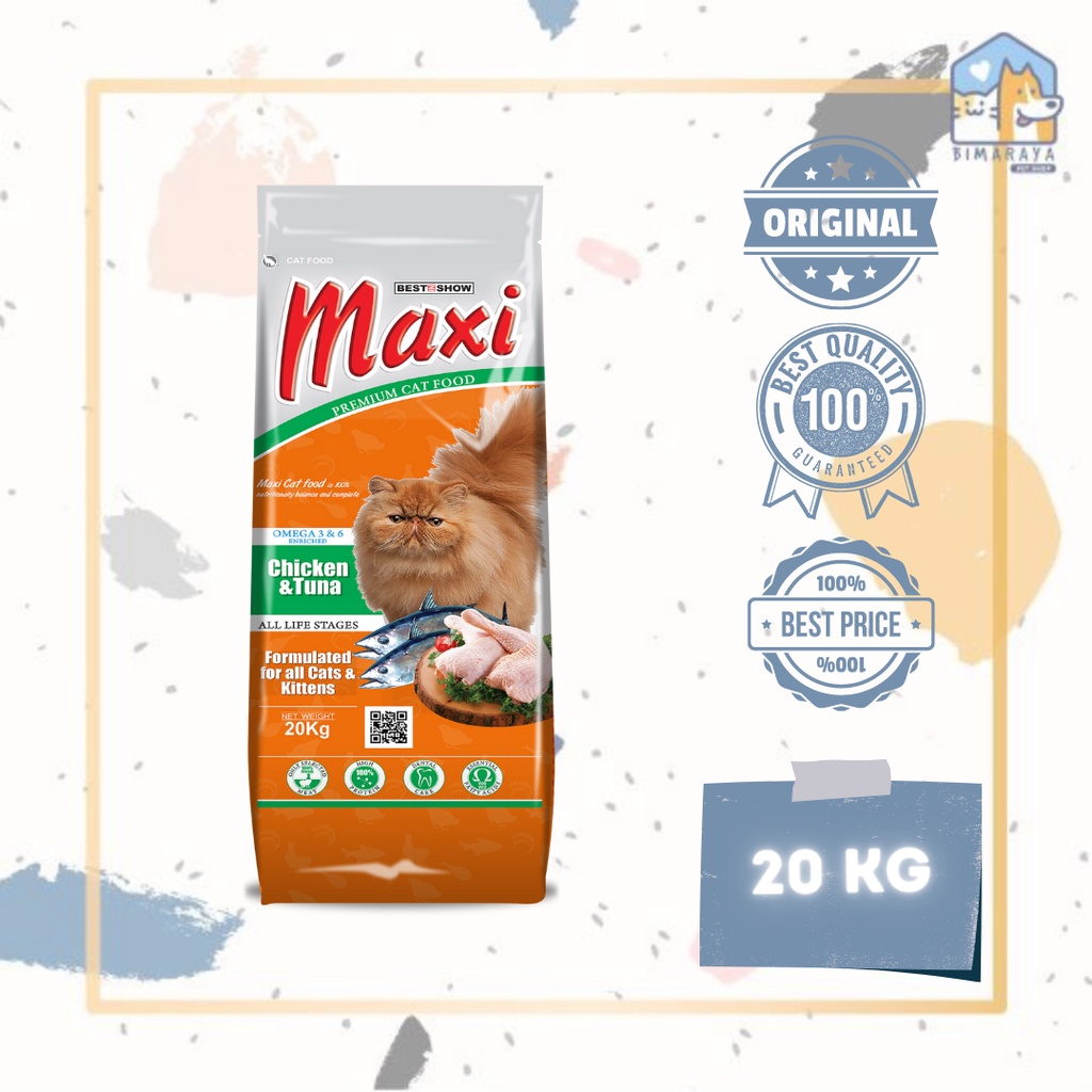 Jual MAXI CAT FOOD 20KG FRESHPACK (KHUSUS GOSEND) | Shopee Indonesia