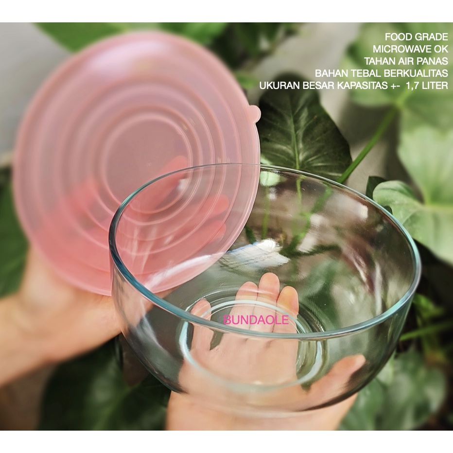 Jual Wadah Makanan Besar Dengan Penutup 1,7 L Food Dispenser Mangkuk ...