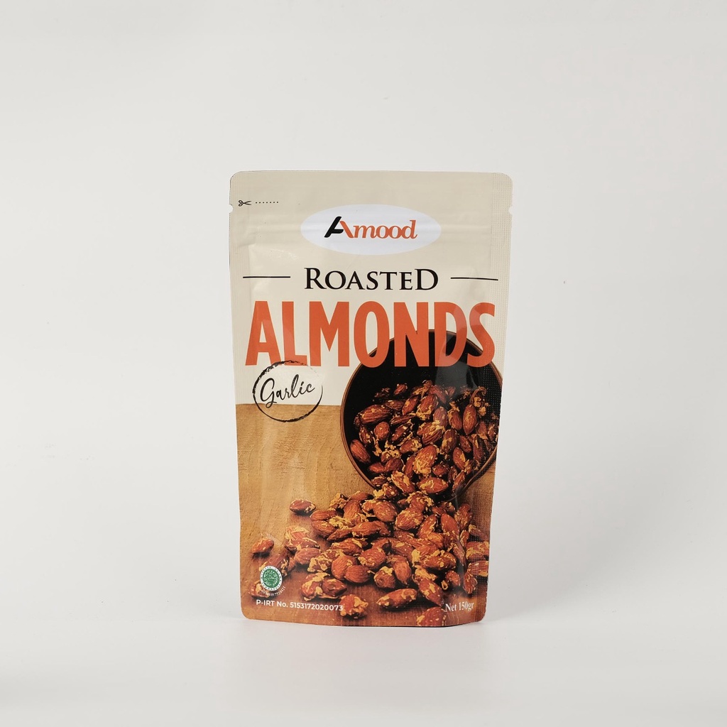 Jual Amood Roasted Almond Rasa Garlic | Shopee Indonesia