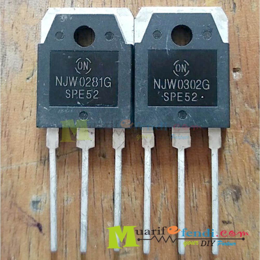 Jual Transistor Final power njw 0302 njw 0281 njw0302 njw0281 ORI SET | Shopee Indonesia