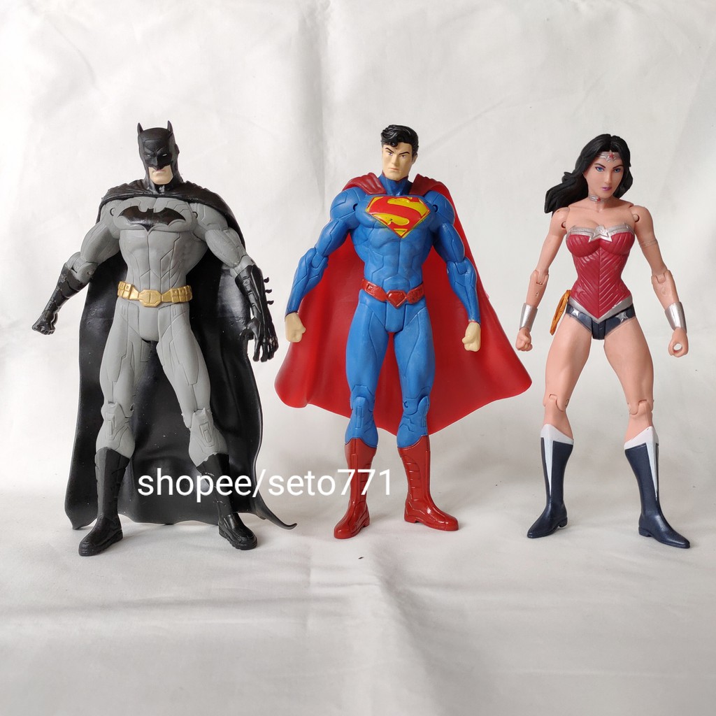 Jual Action Figure Super Robot Hero Cosplay Spider Bat Superhero Man ...