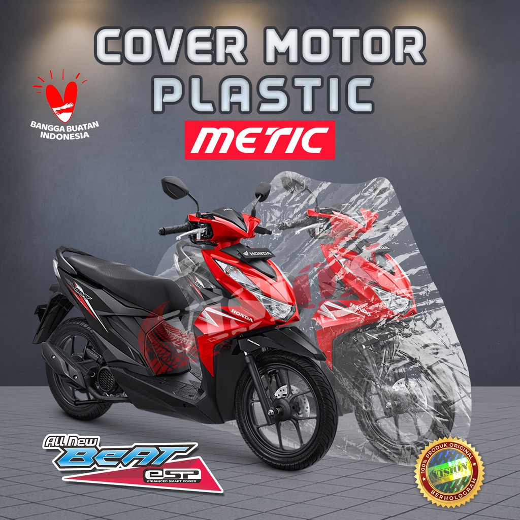 Jual Sarung Motor Plastik Transparan Cover Body Motor all new Beat ...