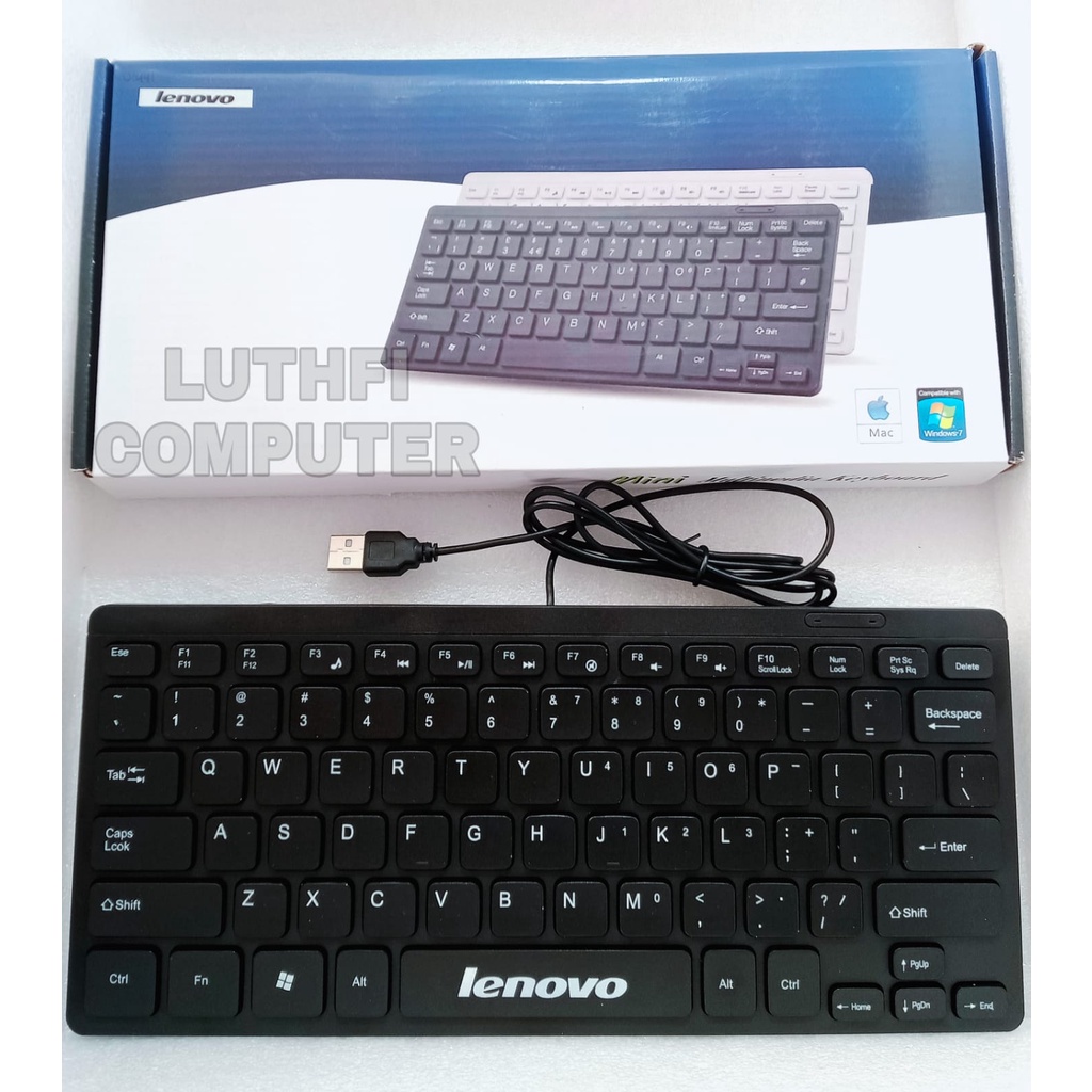 Jual Keyboard Mini Lenovo Keyboard Usb Mini Branded keybaord laptop dan ...