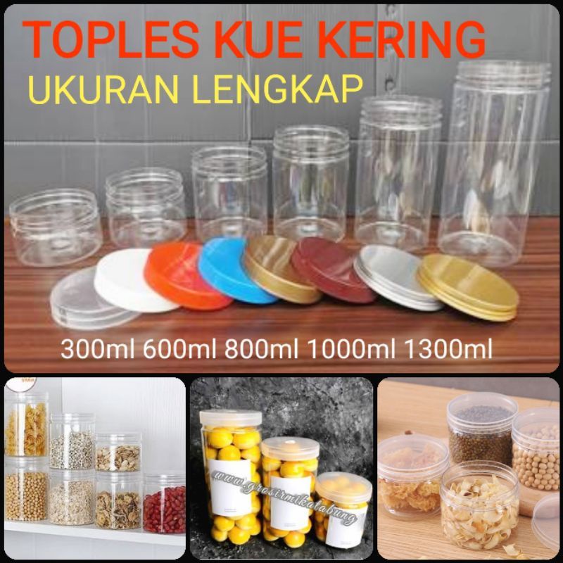 Jual Toples KUE KERING LEBARAN | Topeles Plastik Tabung Bulat Silinder ...