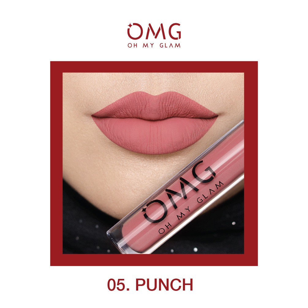Jual OMG Oh My Glam Matte Kiss Lip Cream 3.5g | Lipstick | Lipstik ...