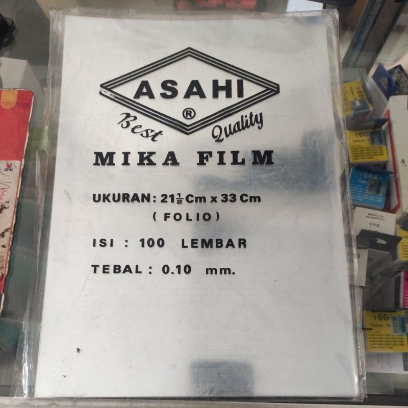 Jual Mika Film Asahi A4 (100 lembar) | Shopee Indonesia