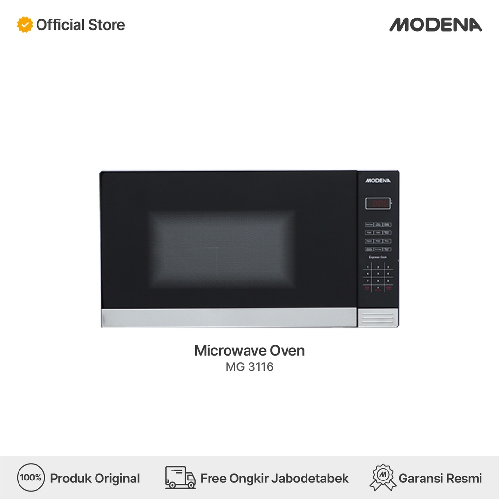 Jual MODENA Microwave Oven + Grill - MG 3116 | Shopee Indonesia