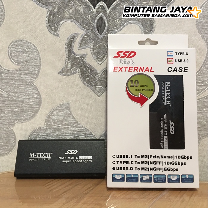 Jual Casing External SSD M-Tech USB 3.0 to M2 5GB/s | Shopee Indonesia